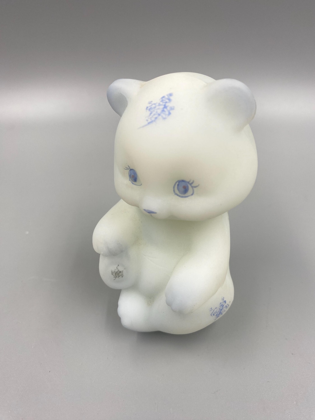 Fenton / Vintage Fenton / Fenton Bear / Artist Signed Fenton Satin ...