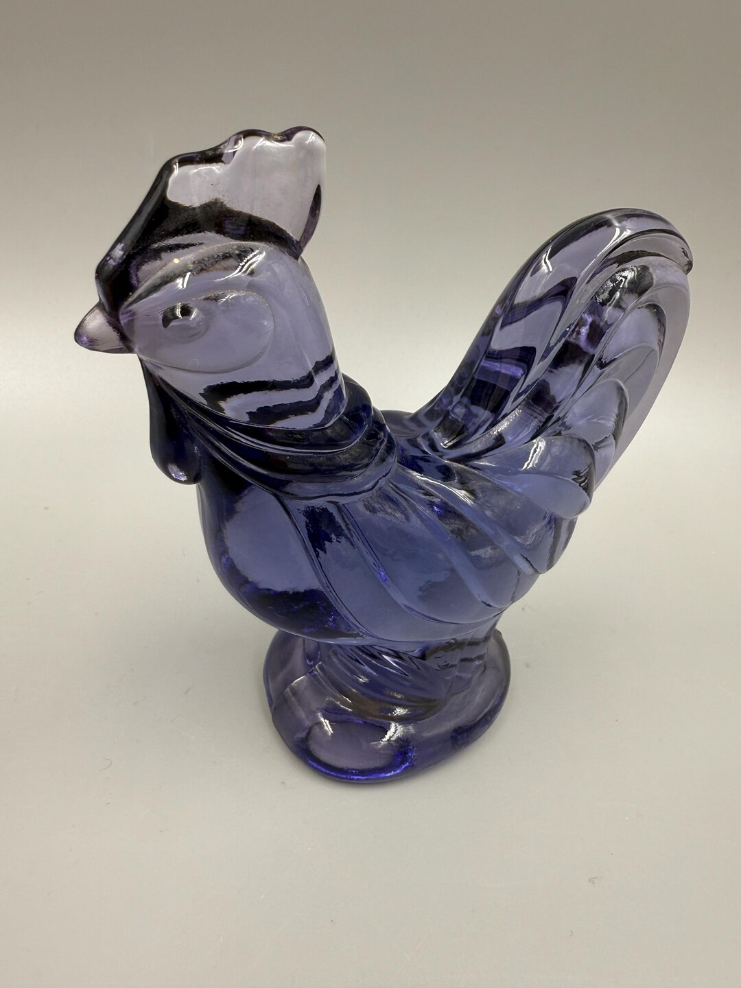 Fenton / Vintage Fenton / Fenton Art Glass Amethyst Purple Rooster ...