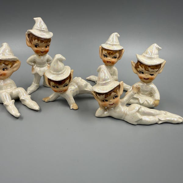Lefton Elves 1950s - Etsy