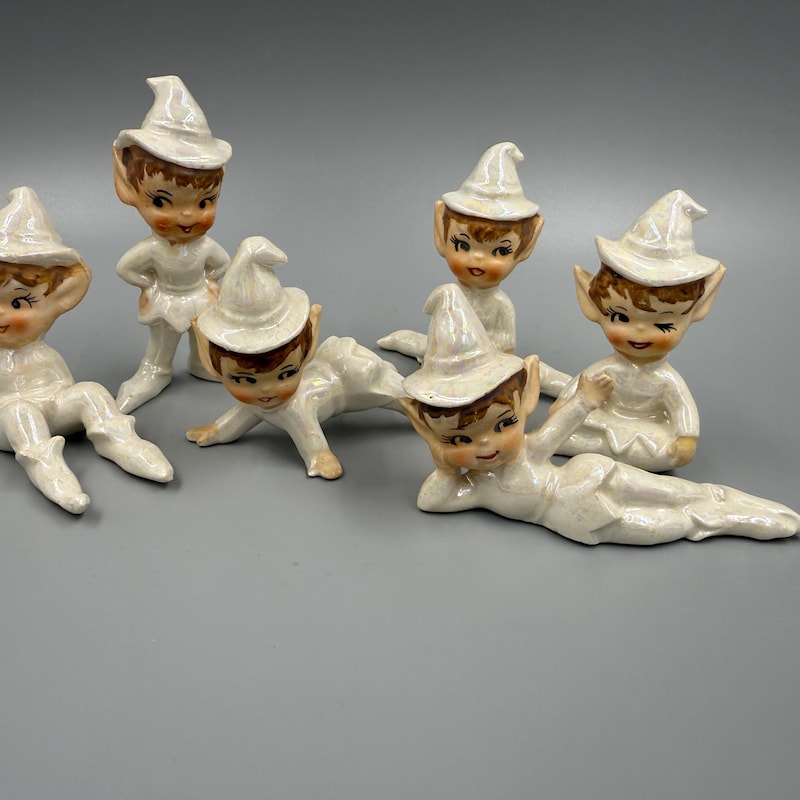Lefton Elves 1950s - Etsy