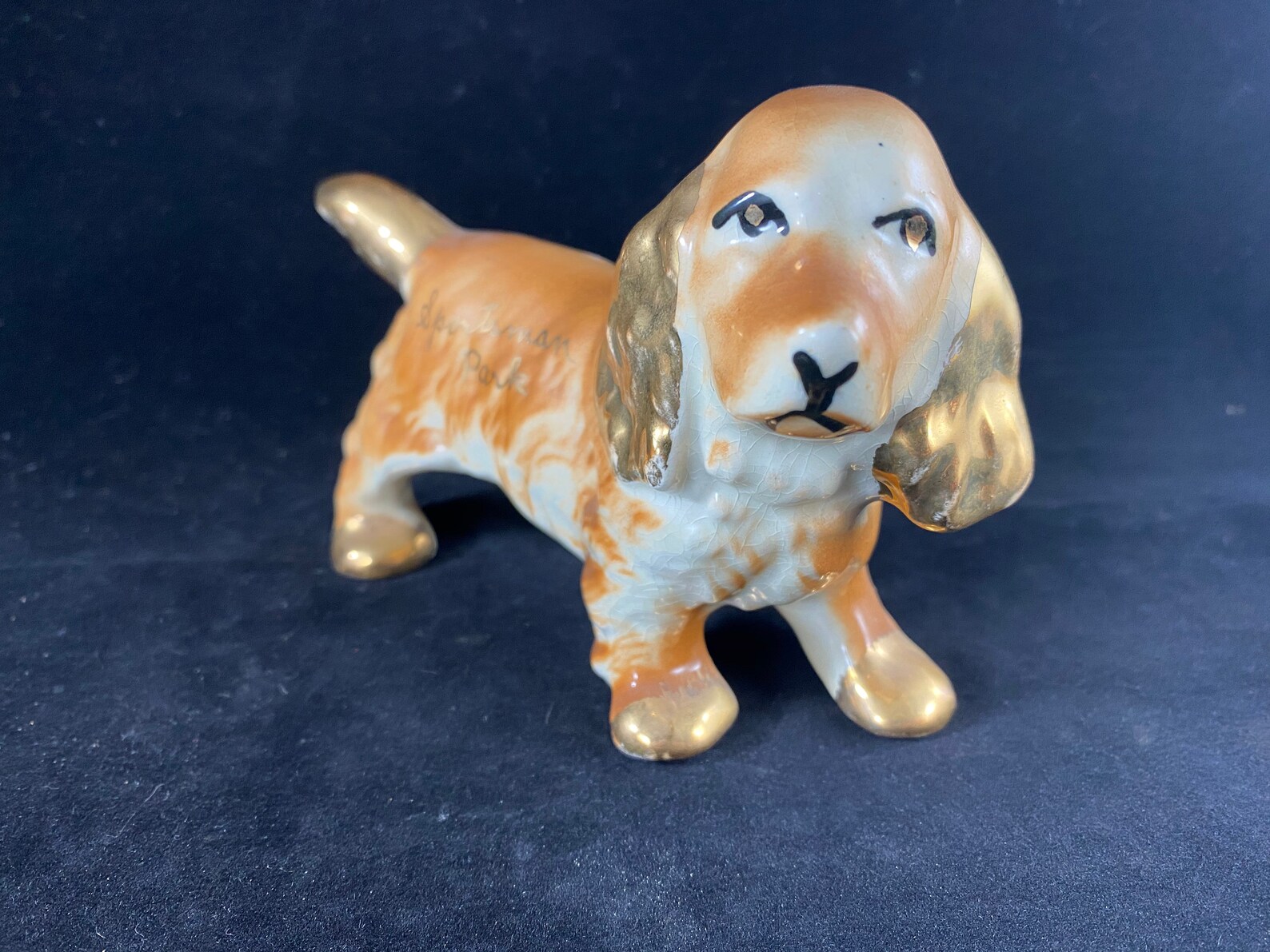 Cocker Spaniel / Vintage Sportsman Park Souvenir / Porcelain - Etsy