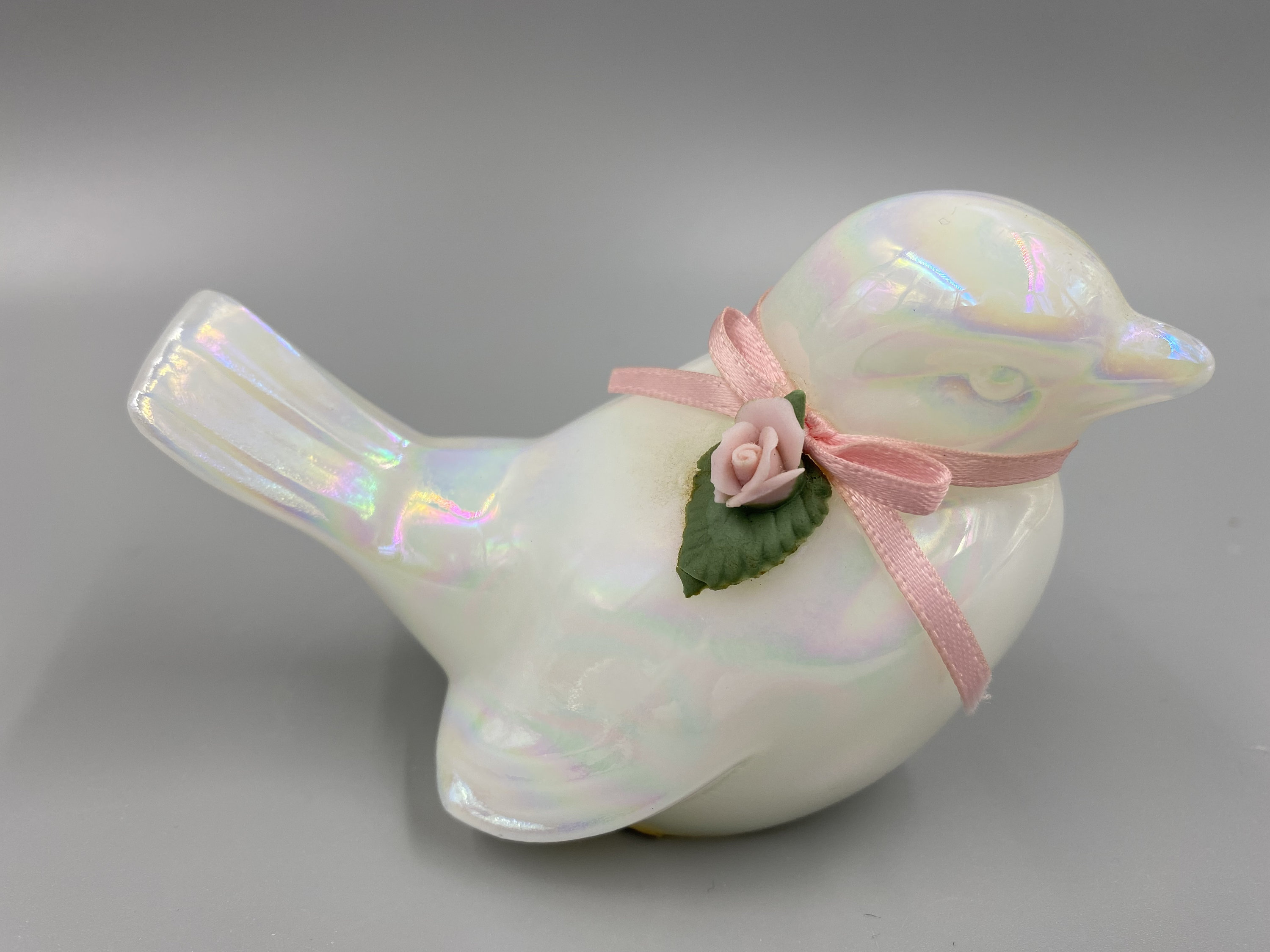 Fenton / Fenton Bird / Vintage Fenton / Fenton Iridescent Bird - Etsy