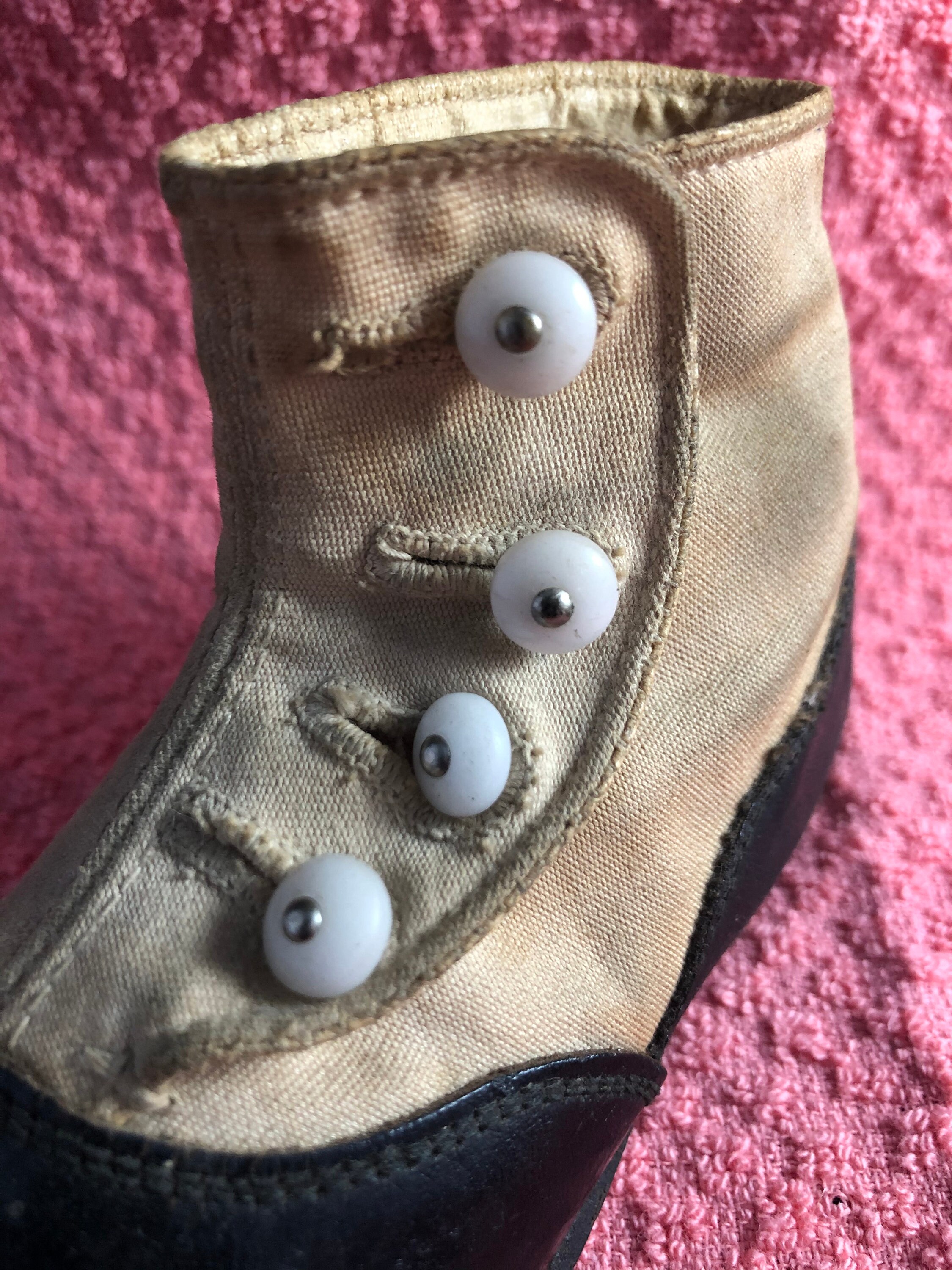 Patent Leather Shoe / Button up shoe / Leather with white | Etsy