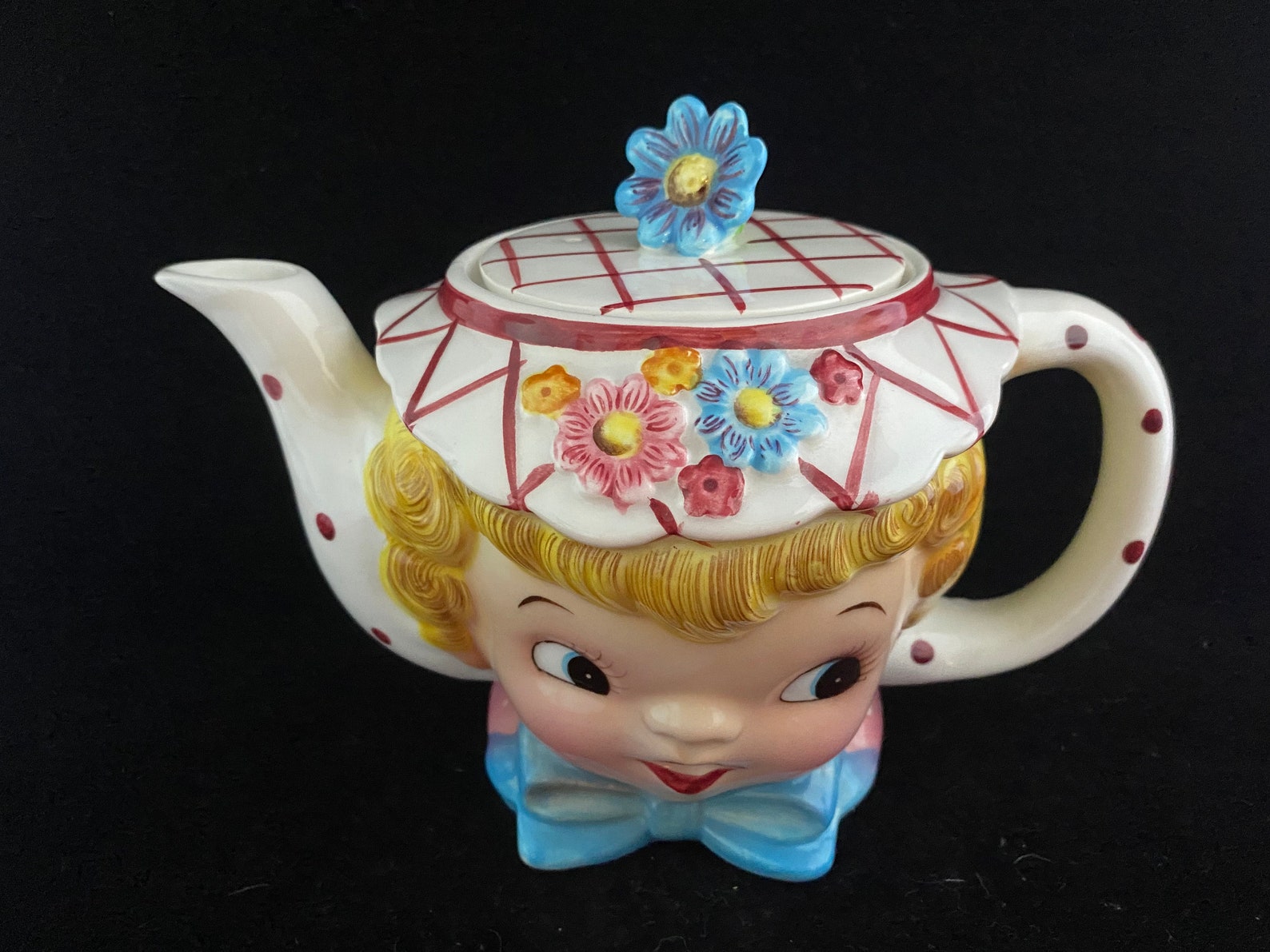 Lefton / Vintage Lefton / 1950s Lefton Miss Dainty 321 Teapot - Etsy