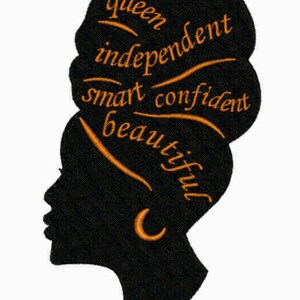 Black History Embroidery Designs African Girl Embroidery Designs ...