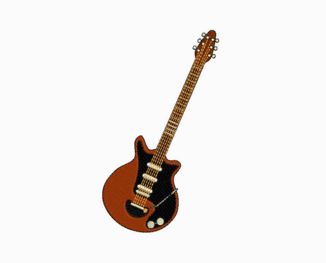 Guitar Machine Embroidery Designs Electric Guitar Embroidery Design ...