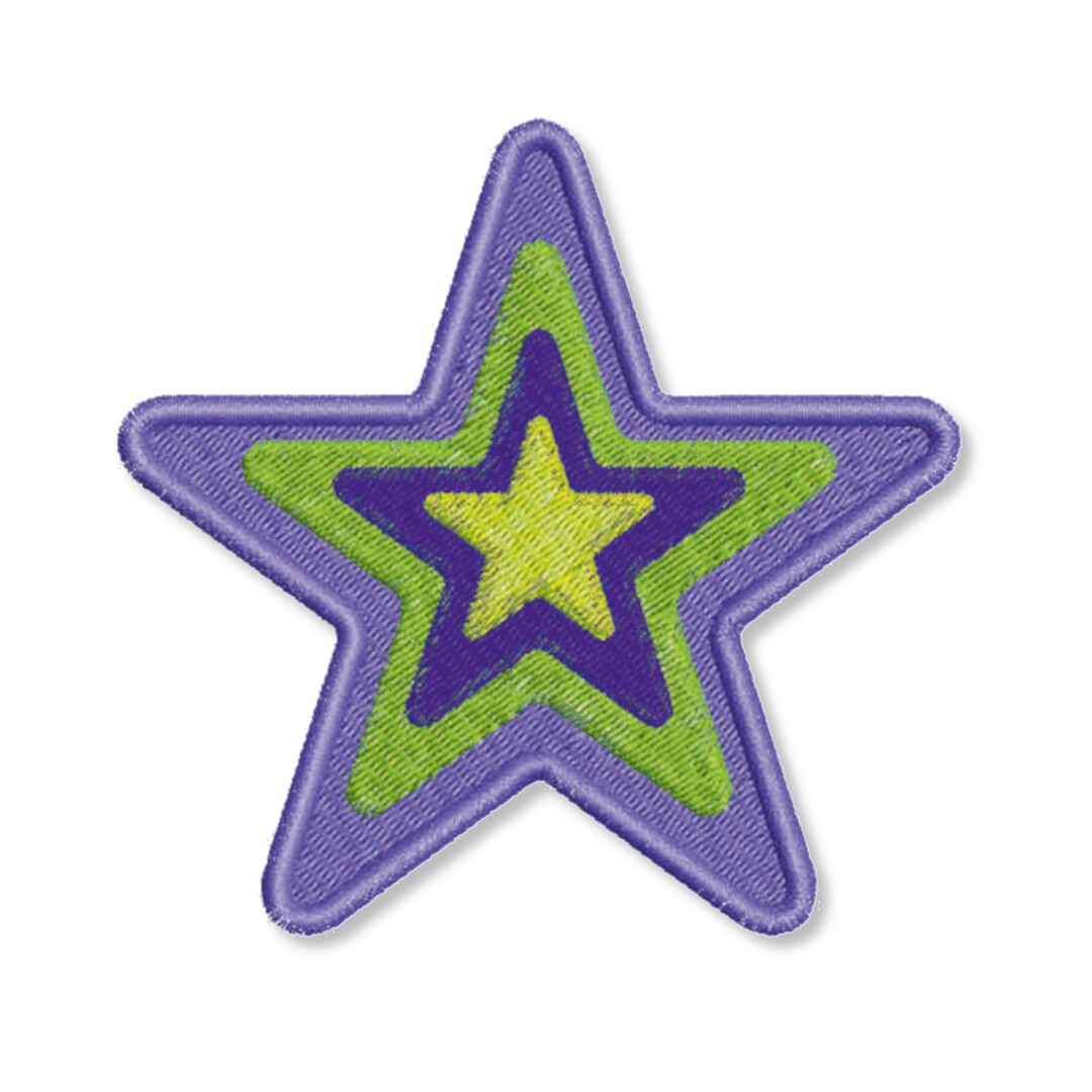 Star Machine Embroidery Designs Multicolored Star Embroidery Designs ...