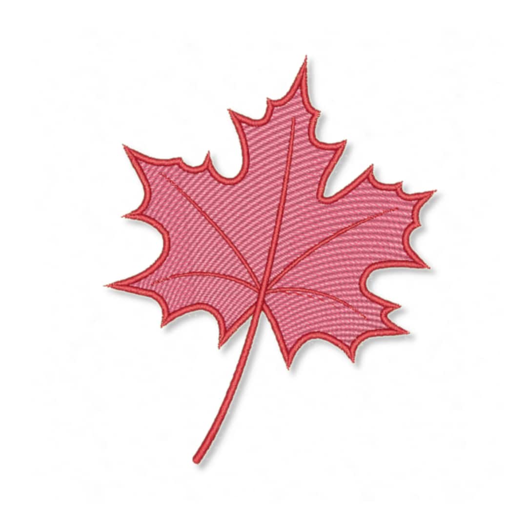 Autumn Leaves Embroidery Design Maple Leaf Design for Embroidery ...
