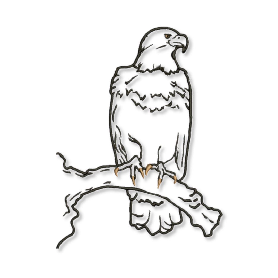 Eagle Machine Embroidery Designs Hawk Embroidery Design Falcon Big ...