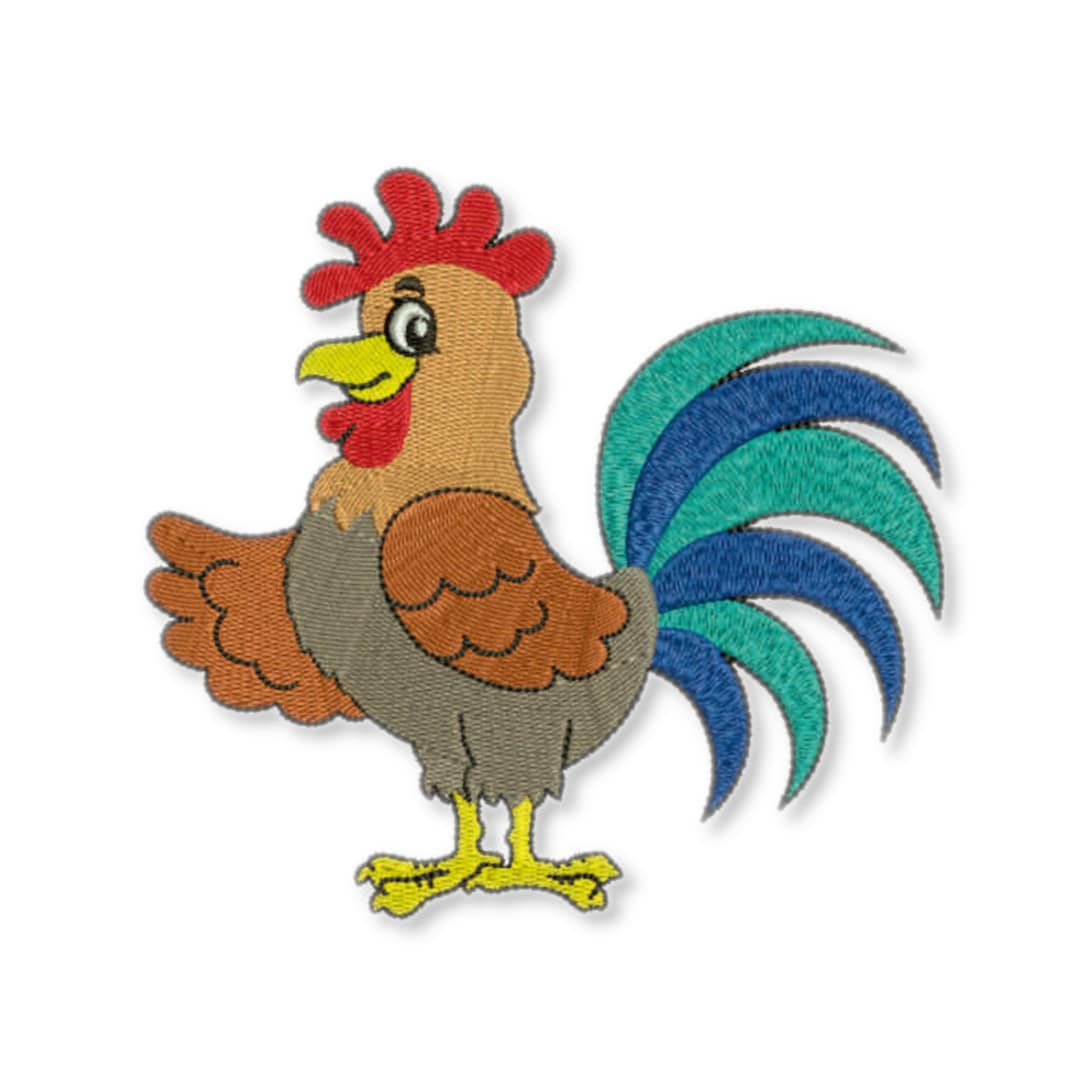 Rooster Machine Embroidery Designs Baby Chickens Embroidery Cute ...