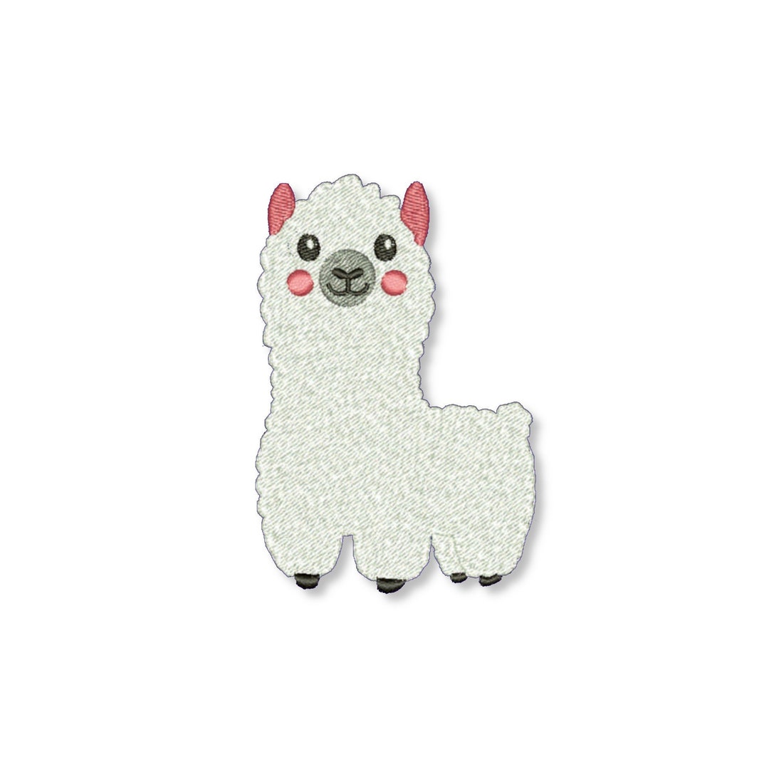 Cute Llama Machine Embroidery Designs Llama Embroidery Design Llama ...