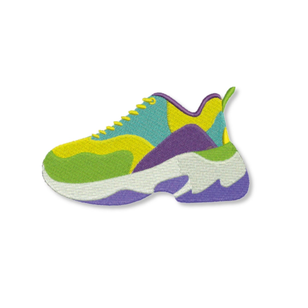 Sneakers Machine Embroidery Designs Sneakers Embroidery Design Sport ...