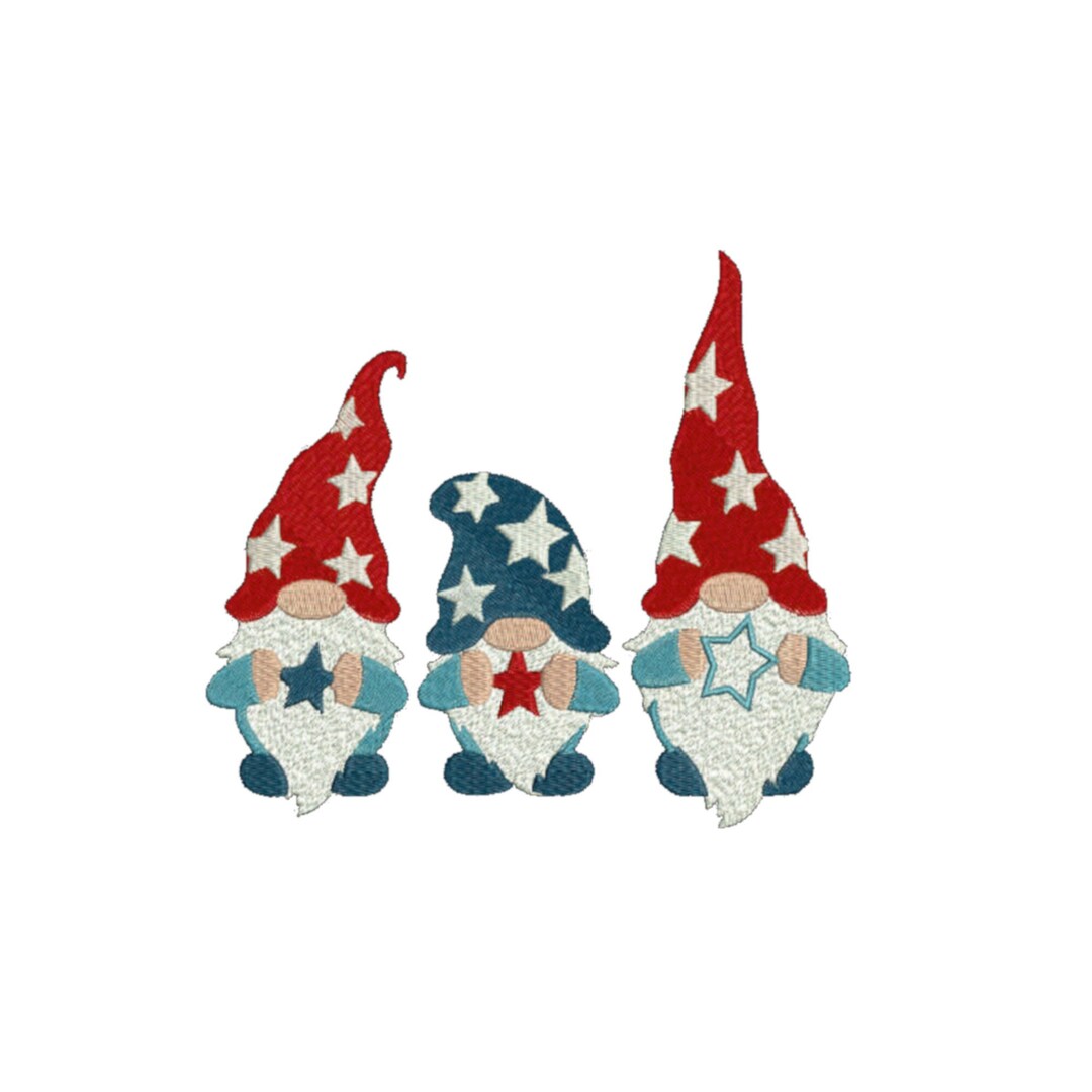 Gnome Machine Embroidery Patterns, Gnomes Machine Embroidery, Usa ...
