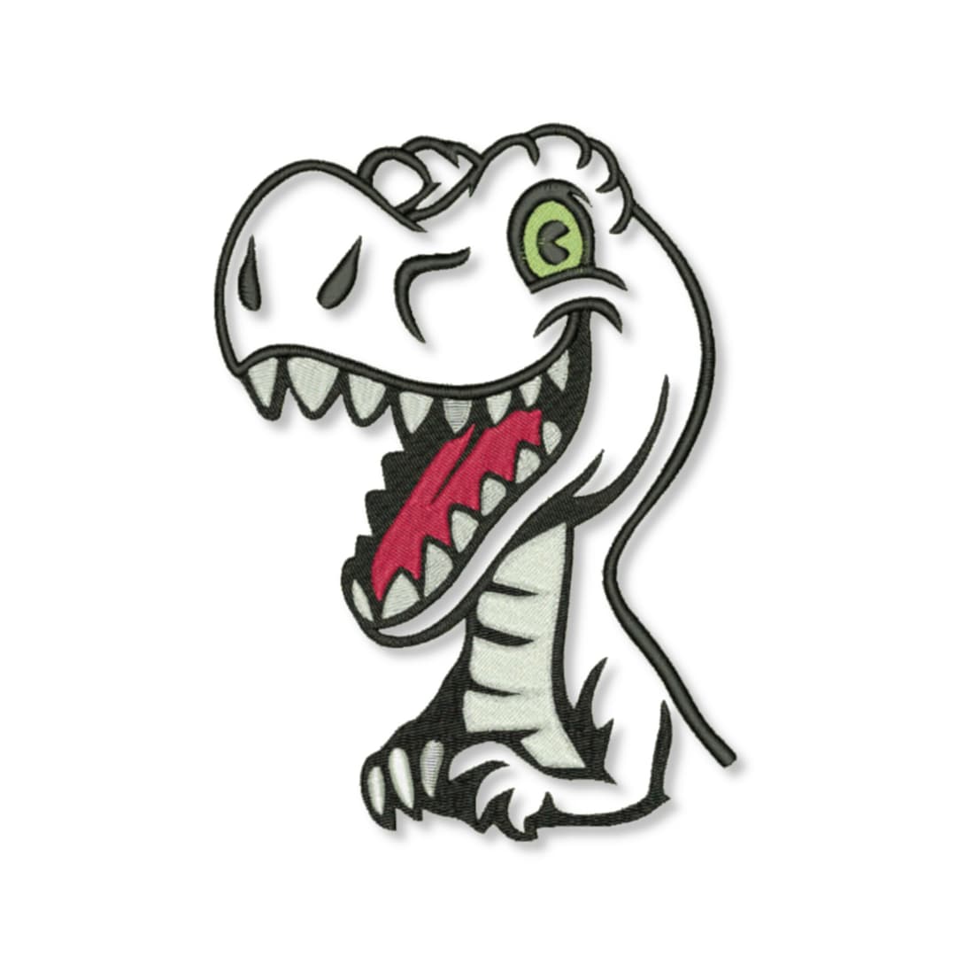 Dinosaur Machine Embroidery Designs T-rex Embroidery Design Dinosaurs ...
