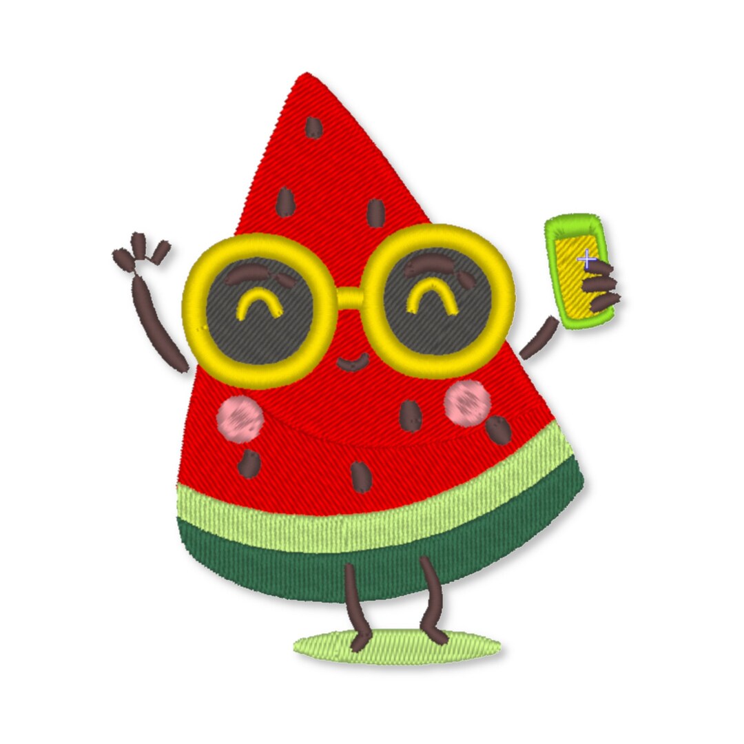 Watermelon Machine Embroidery Designs, Cute Watermelon Embroidery ...