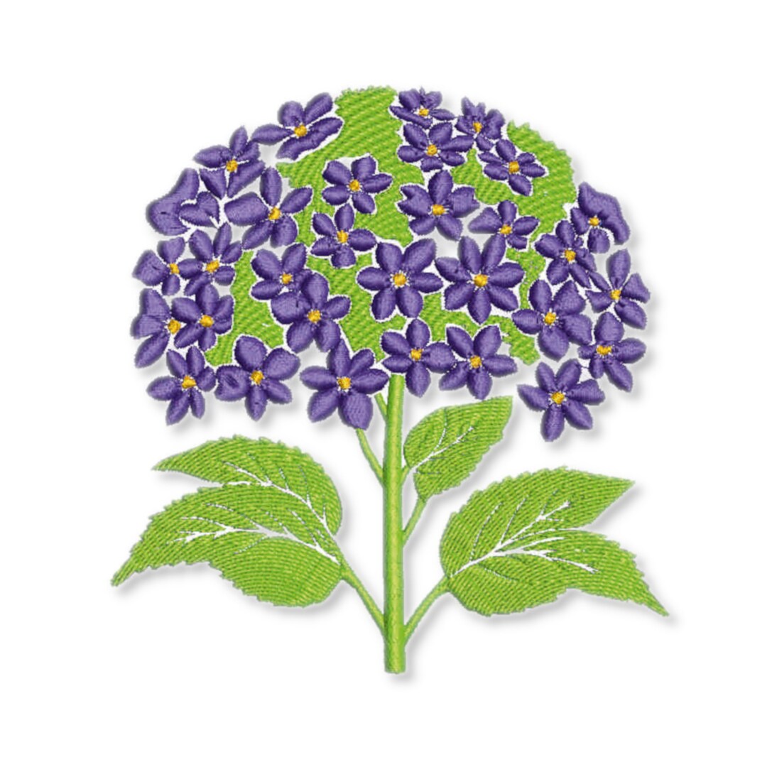 Hydrangea Machine Embroidery Design Hortensie Stickdatei Floral Machine ...