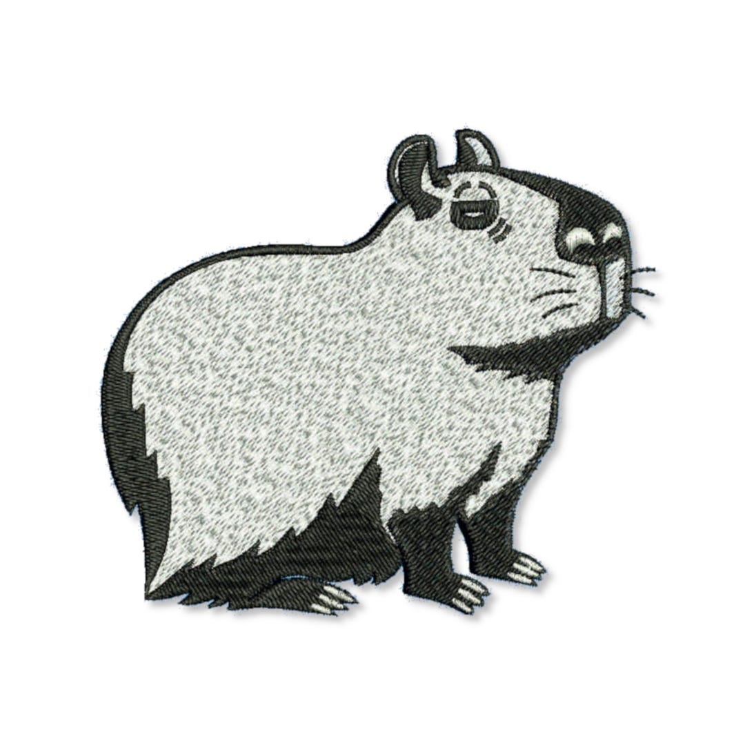 Capybara Embroidery Design - Etsy