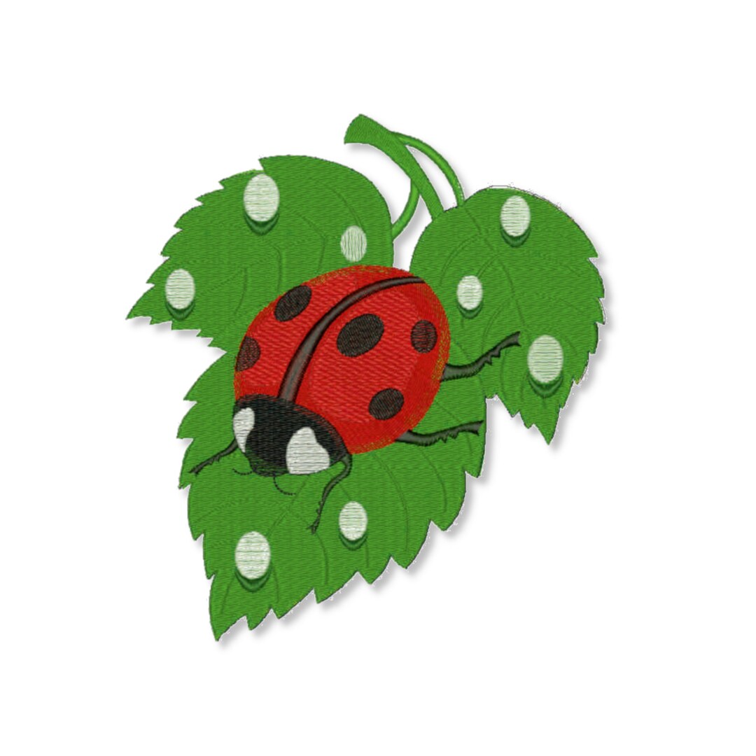 Ladybug Machine Embroidery Designs Ladybug Embroidery Pattern Ladybug ...