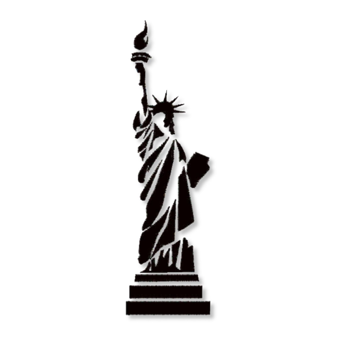 Statue of Liberty Embroidery Design Independence Day Embroidery Design ...