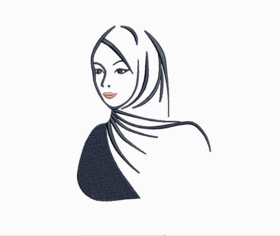 Muslim Girl Embroidery Design Arabic Woman Islamic Girl Hijab Ideas ...