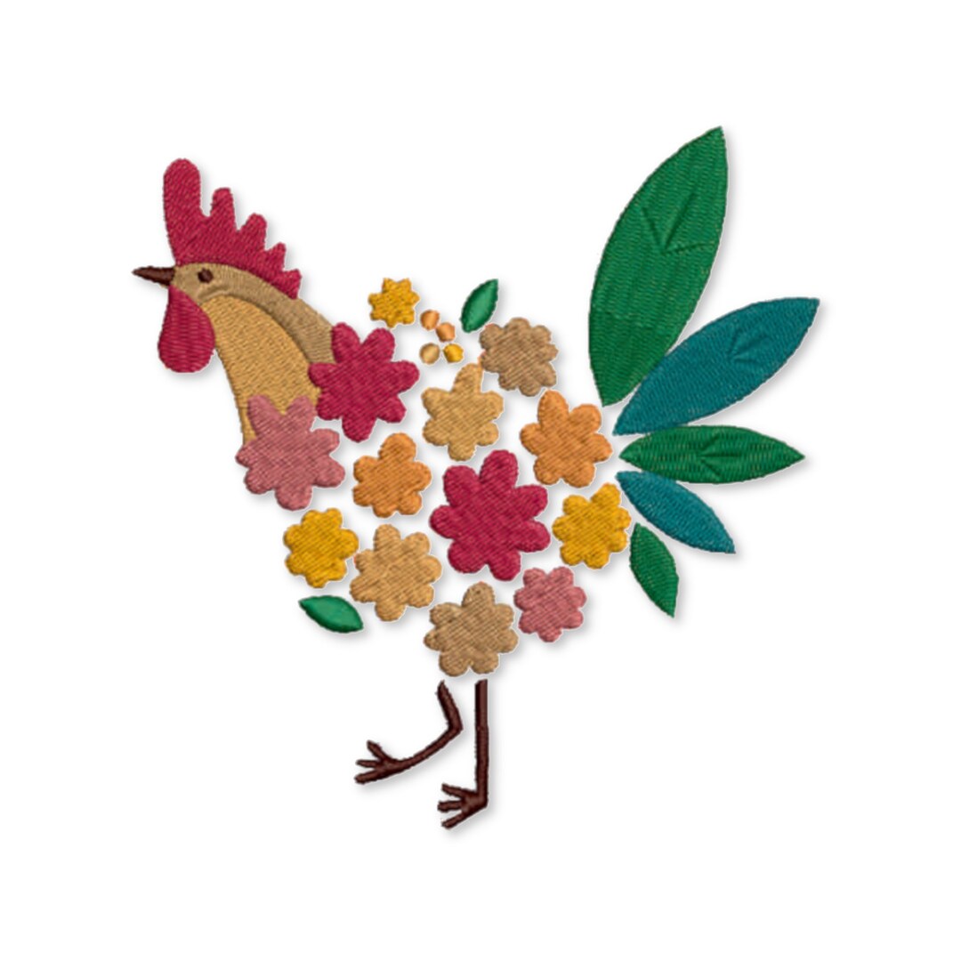 Rooster Machine Embroidery Designs Funny Chicken Embroidery Designs ...