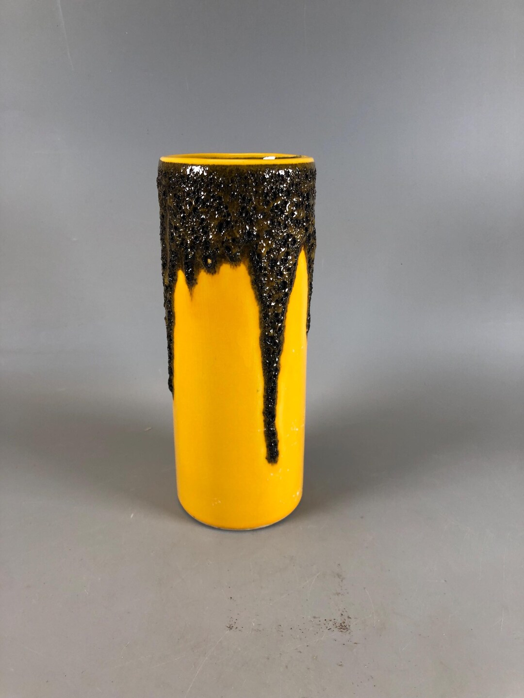 Yellow Fat Lava Vase by Fohr Keramik 336-20 Flower Vase Ceramic Vase - Etsy