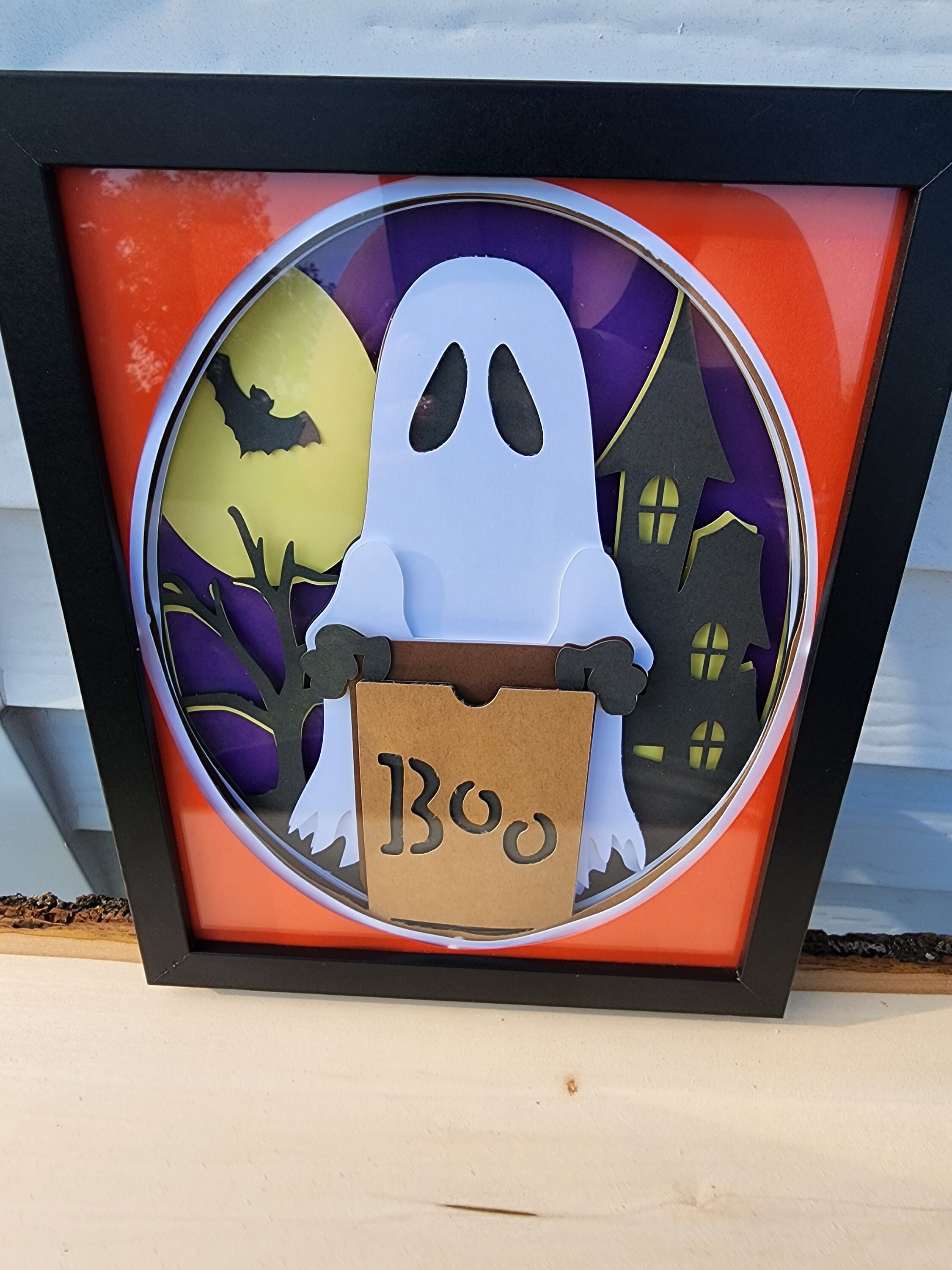 Fall 3D Layered Cardstock Shadow Box Seasonal Decor - Etsy