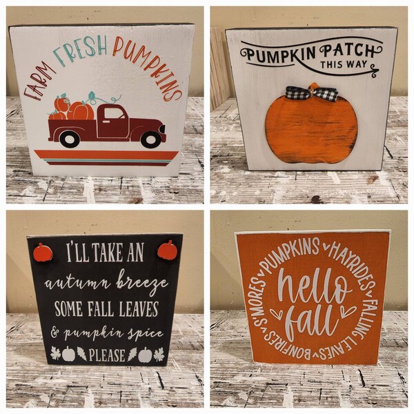 Square Wood Sign - Etsy