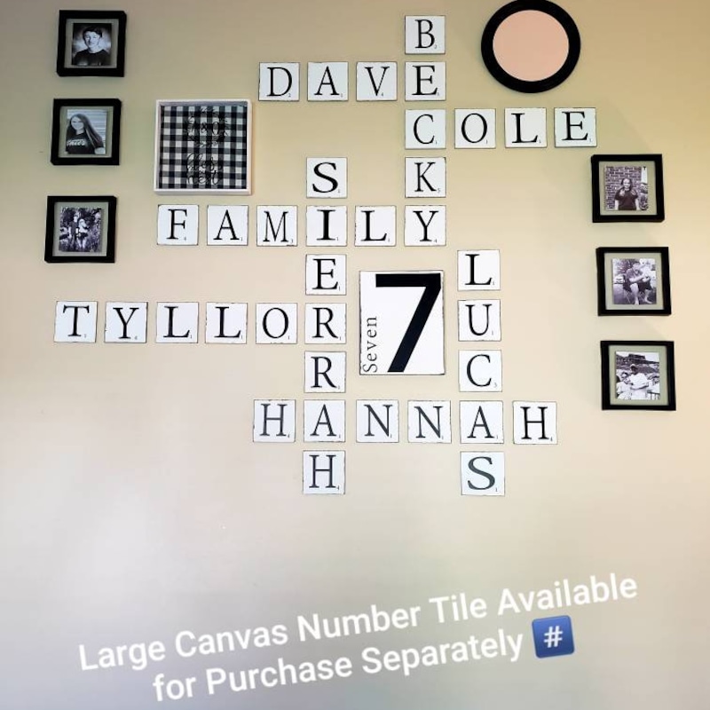 Black Scrabble Tiles - Etsy