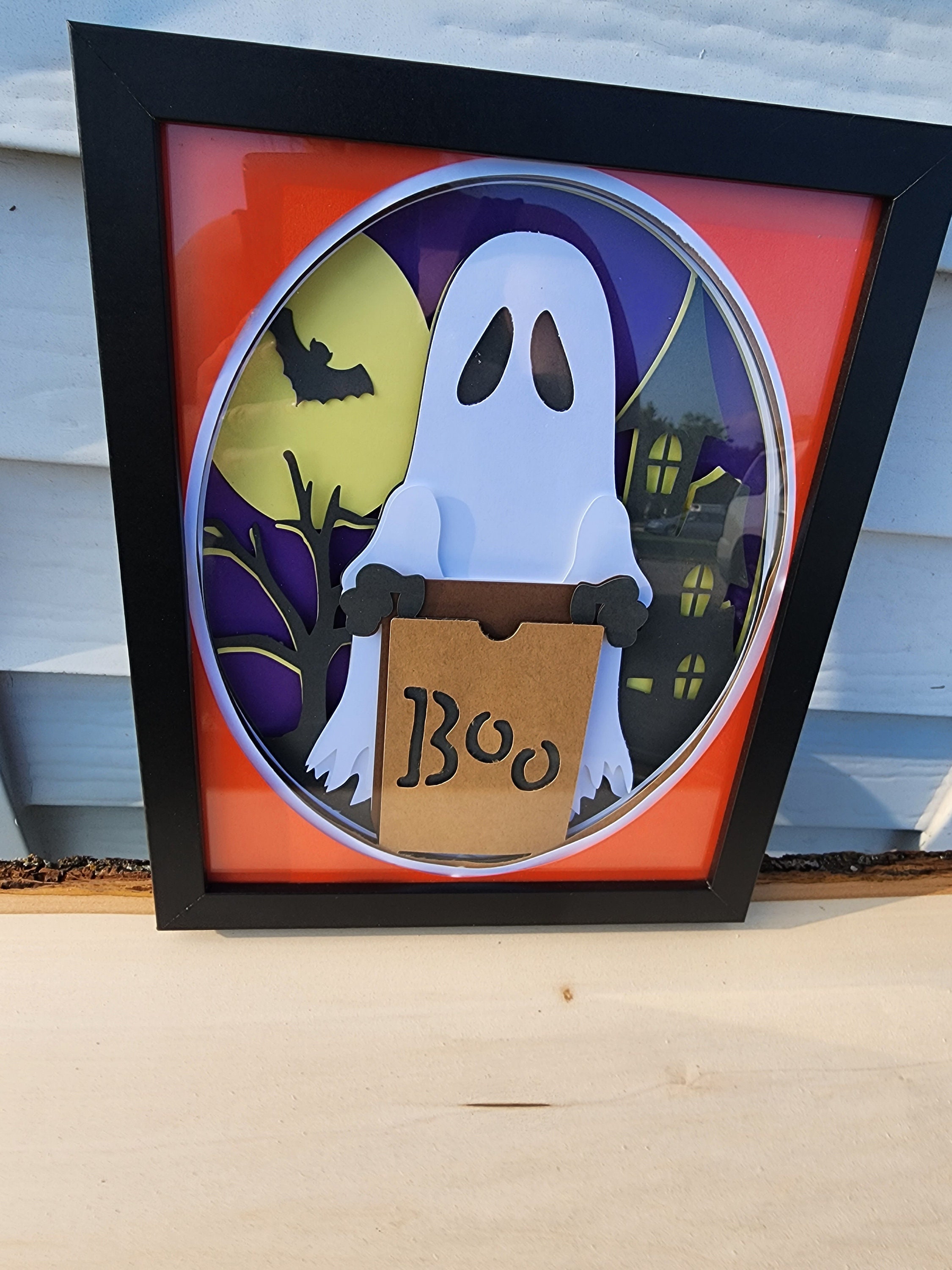 Fall 3D Layered Cardstock Shadow Box Seasonal Decor - Etsy