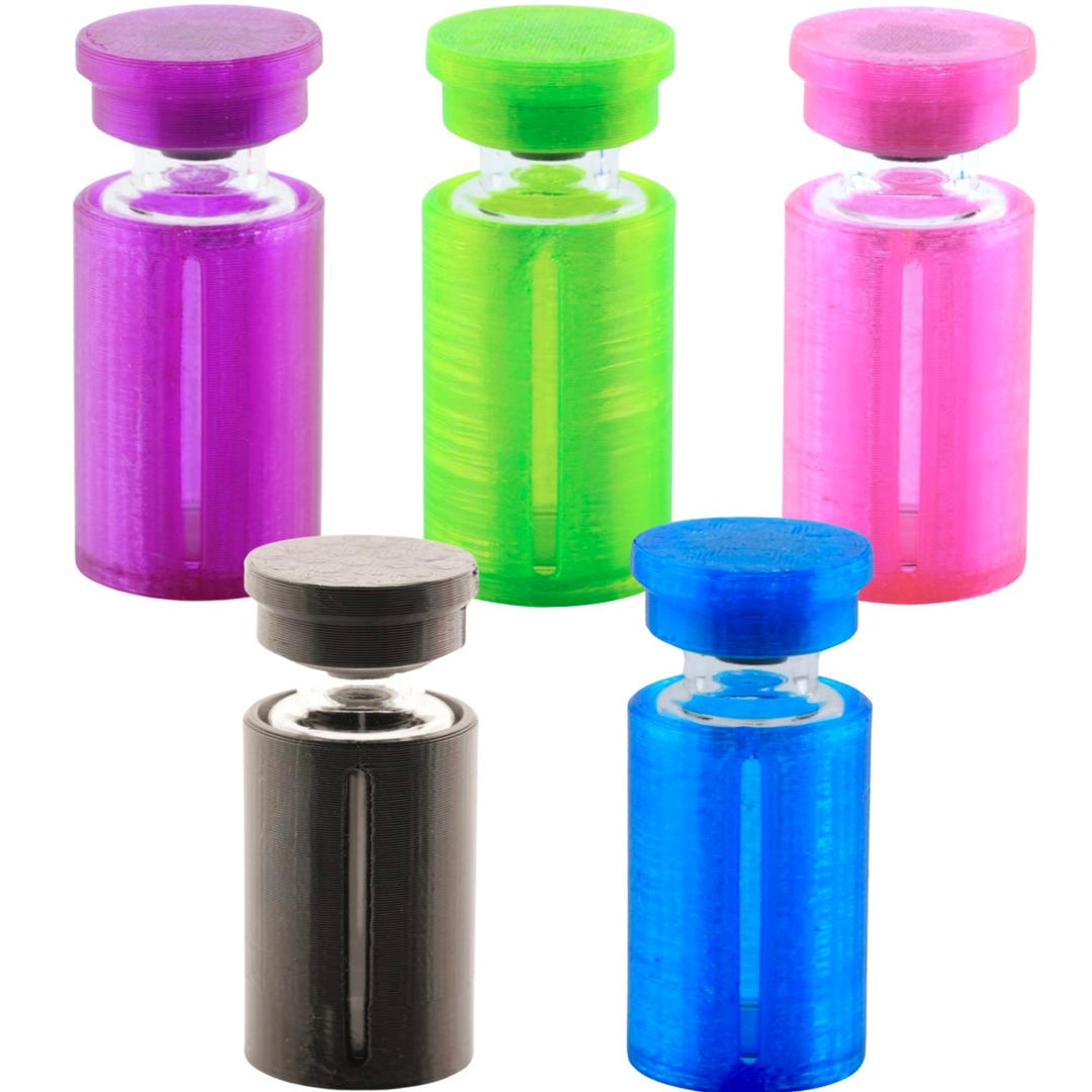 Vial Case + Vial Cap Combo | Fits 3ml 5ml 10ml Vials for Peptide Accessories Protect Vials ...