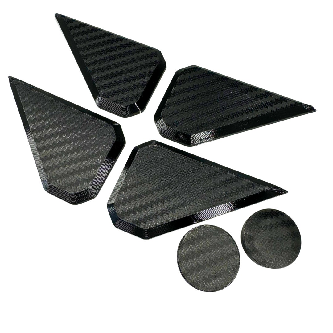 Carbon Rail Guards for Onewheel Pint X Includes Power Button and ...