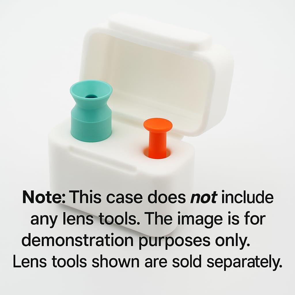 2 Pack - Scleral Lens Tool Organizer Case | Travel Station for Daily ...