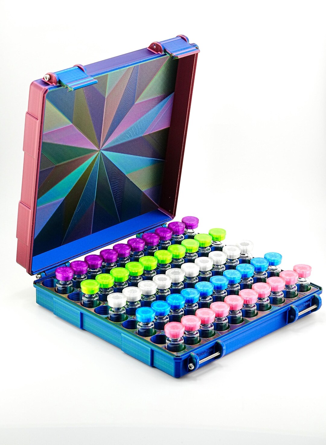 The 100-slot 3 Ml Vial Case | Clinic & Bulk Storage | Organizer for Glp ...