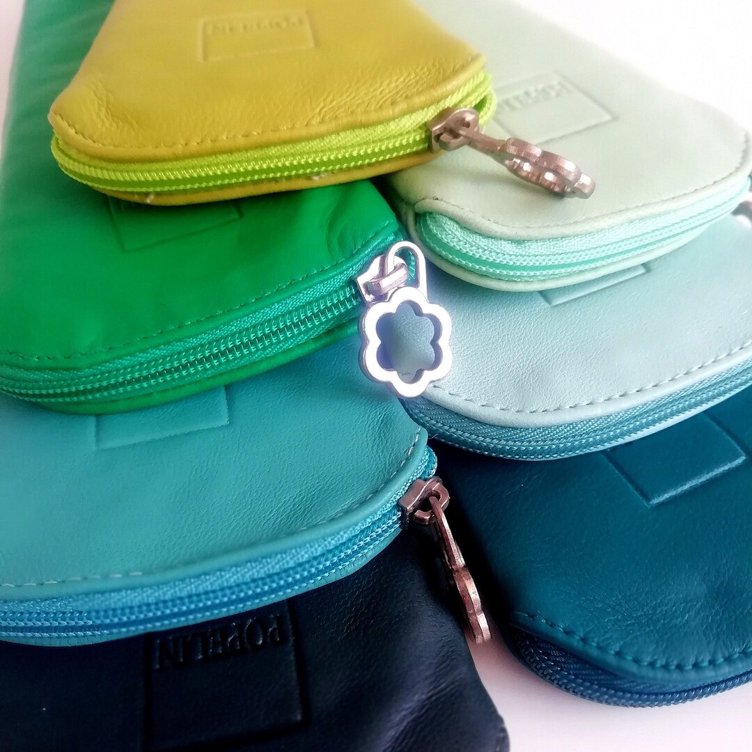 Hand Fan Case , Fan Leather Case , Green Colors , Design , Gift for ...