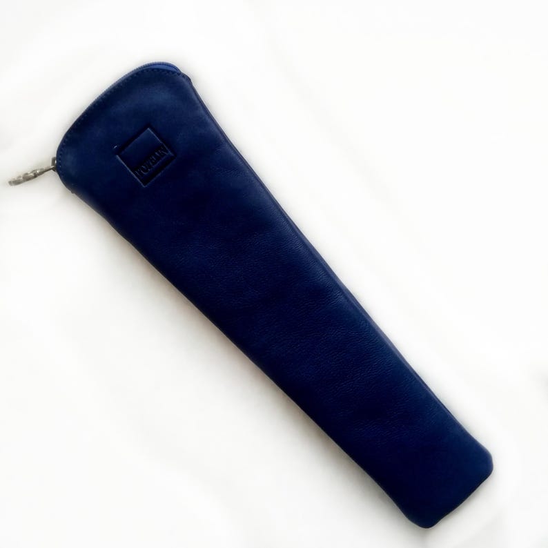 Hand Fan Case , Fan Leather Case , Blue Colors , Design , Gift for ...