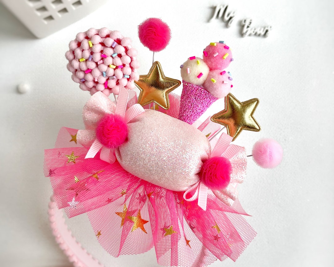 Candy Girl Headband, Christmas Toddler Headband, Candy Birthday Outfit ...