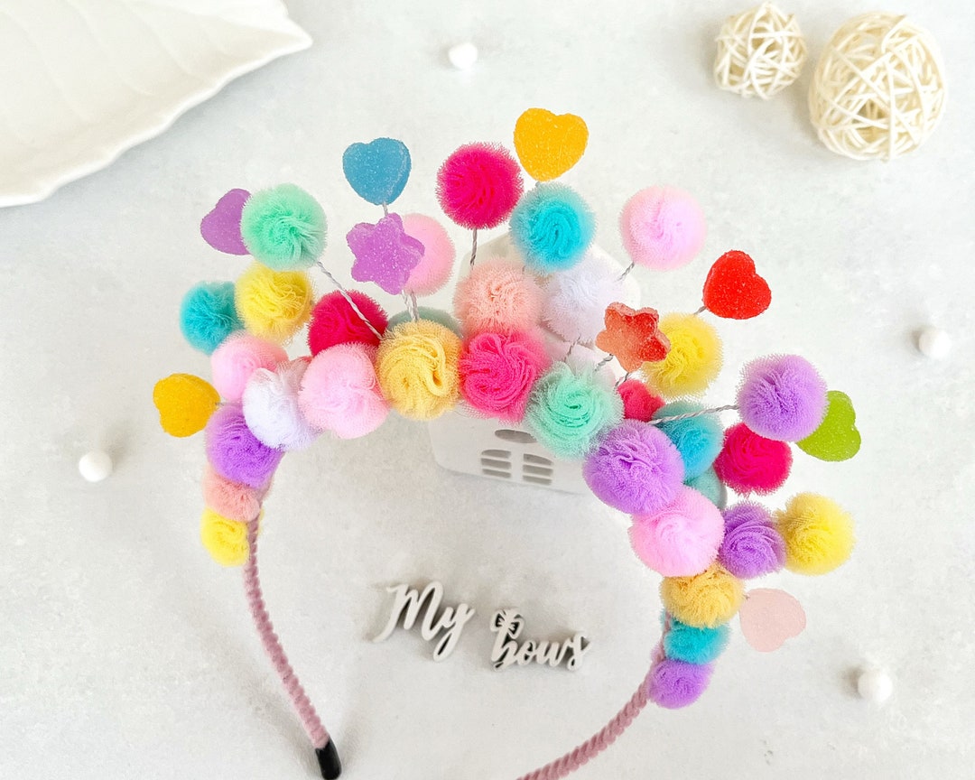 Candy Girl Headband, Christmas Toddler Headband, Candy Birthday Outfit ...