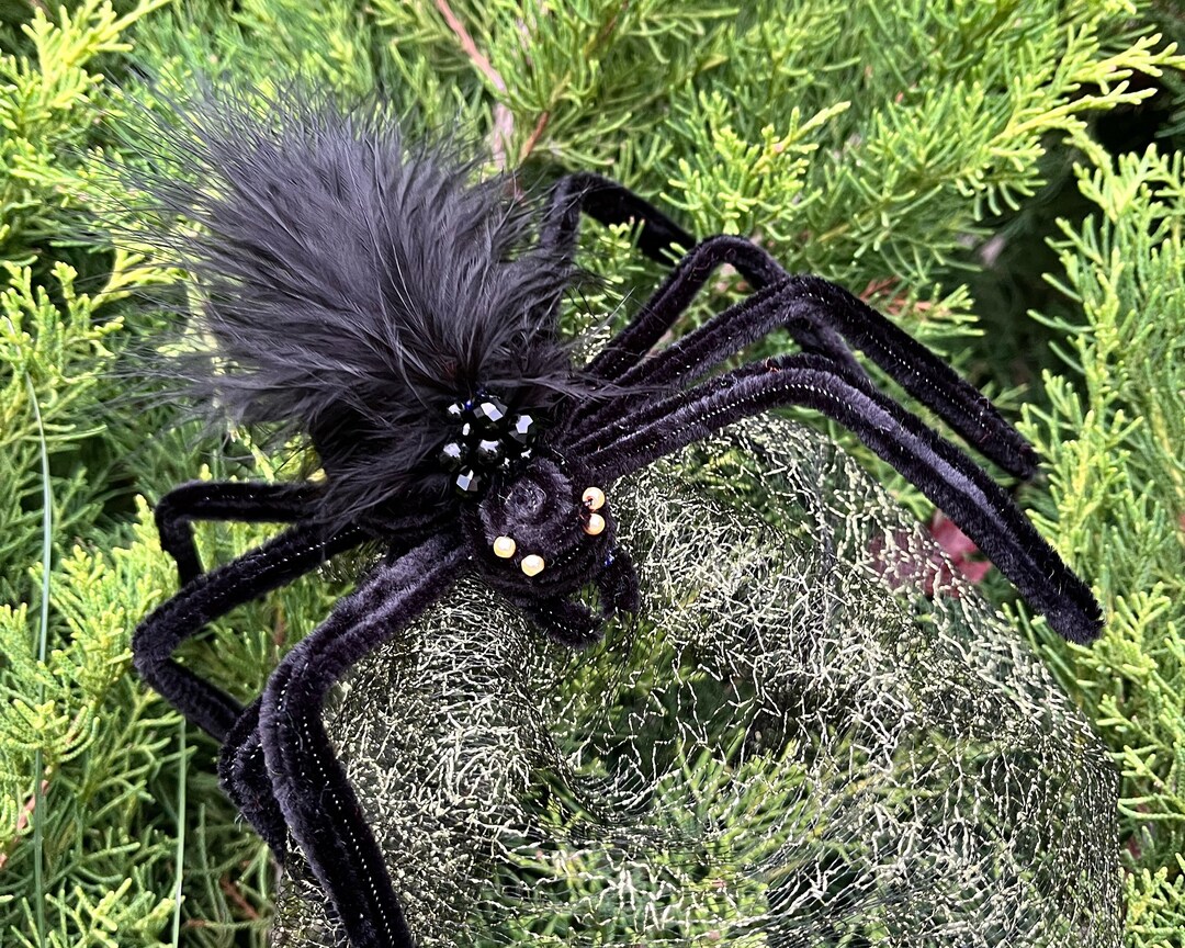 Spider Headbands, Large Black Spider Headband, Halloween Headband ...