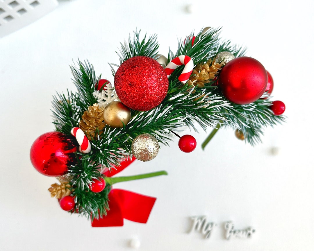 Christmas Tree Headband, Christmas Headpiece, Christmas Tree Costume ...