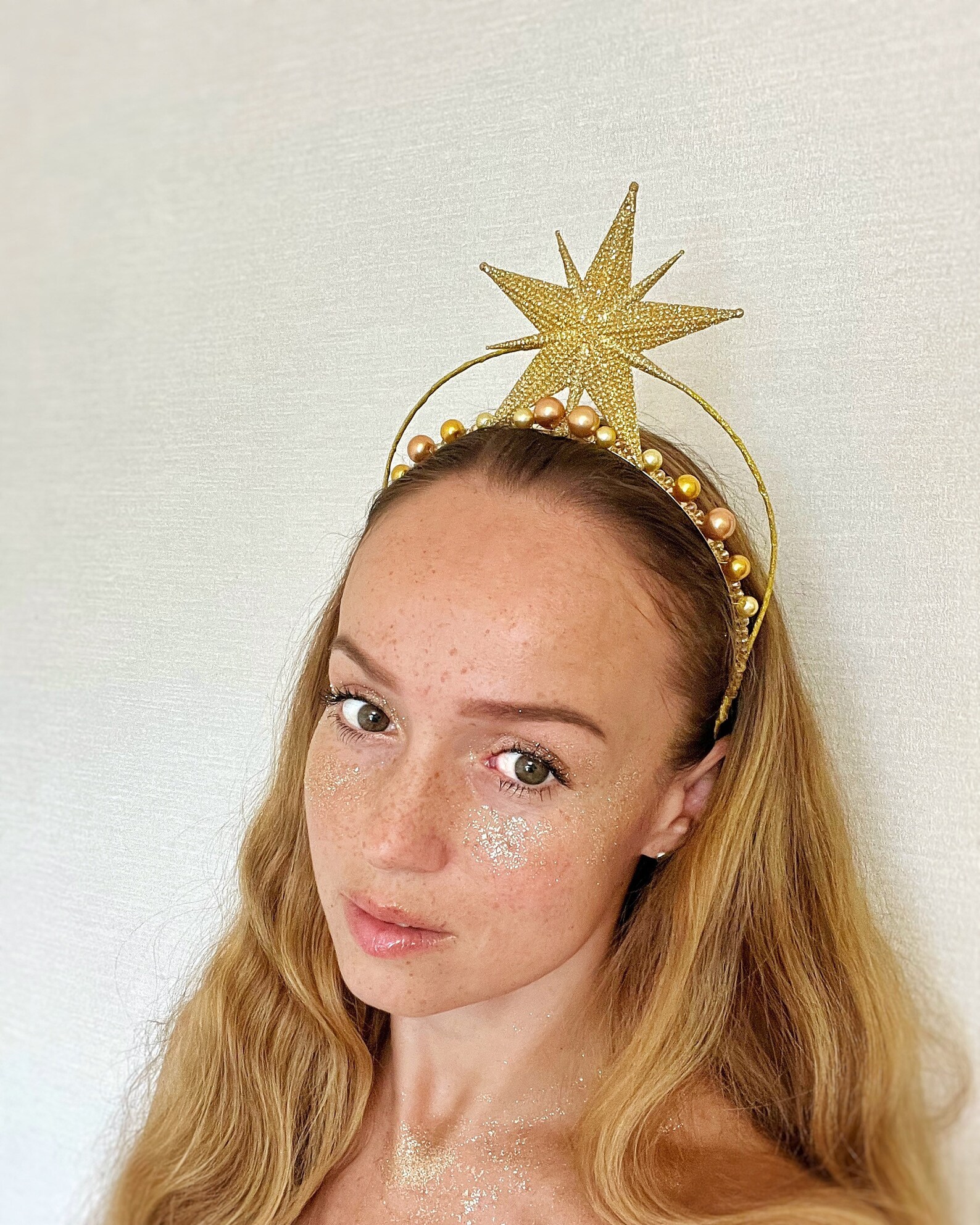 Gold Star Headband Christmas Headband Star Crown Star - Etsy