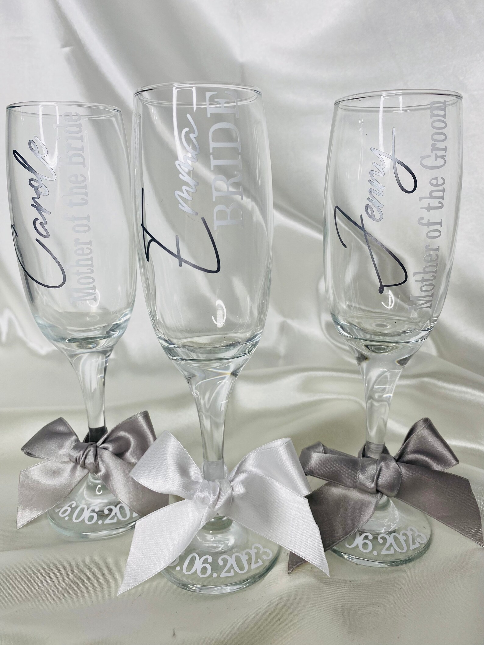 Personalised Flute Bridal Party Champagne Flutes | Etsy