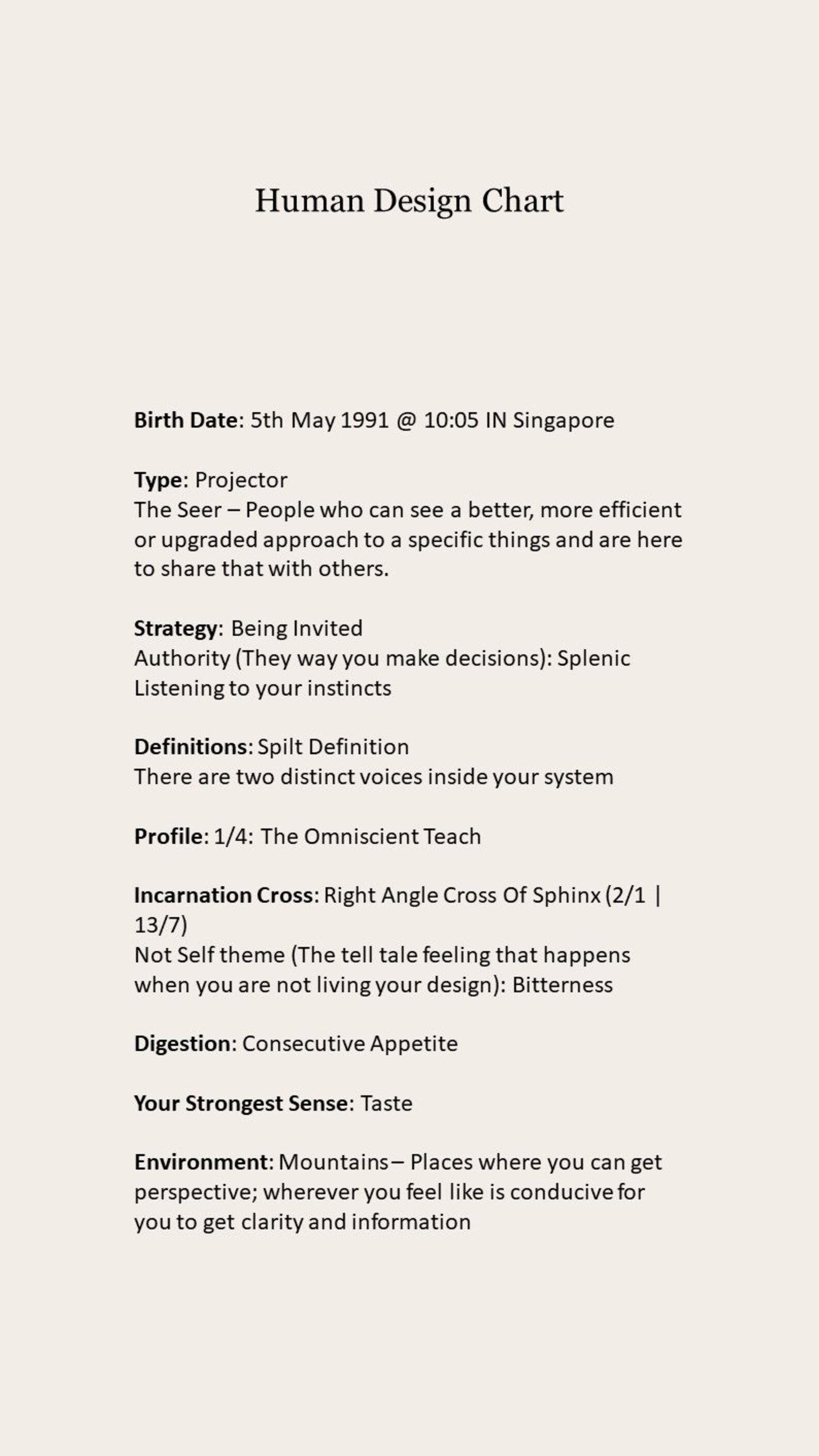 Human Design Reading . Bodygraph . Human Design Chart . Personality ...