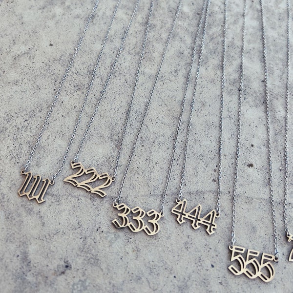 Gothic Number - Etsy