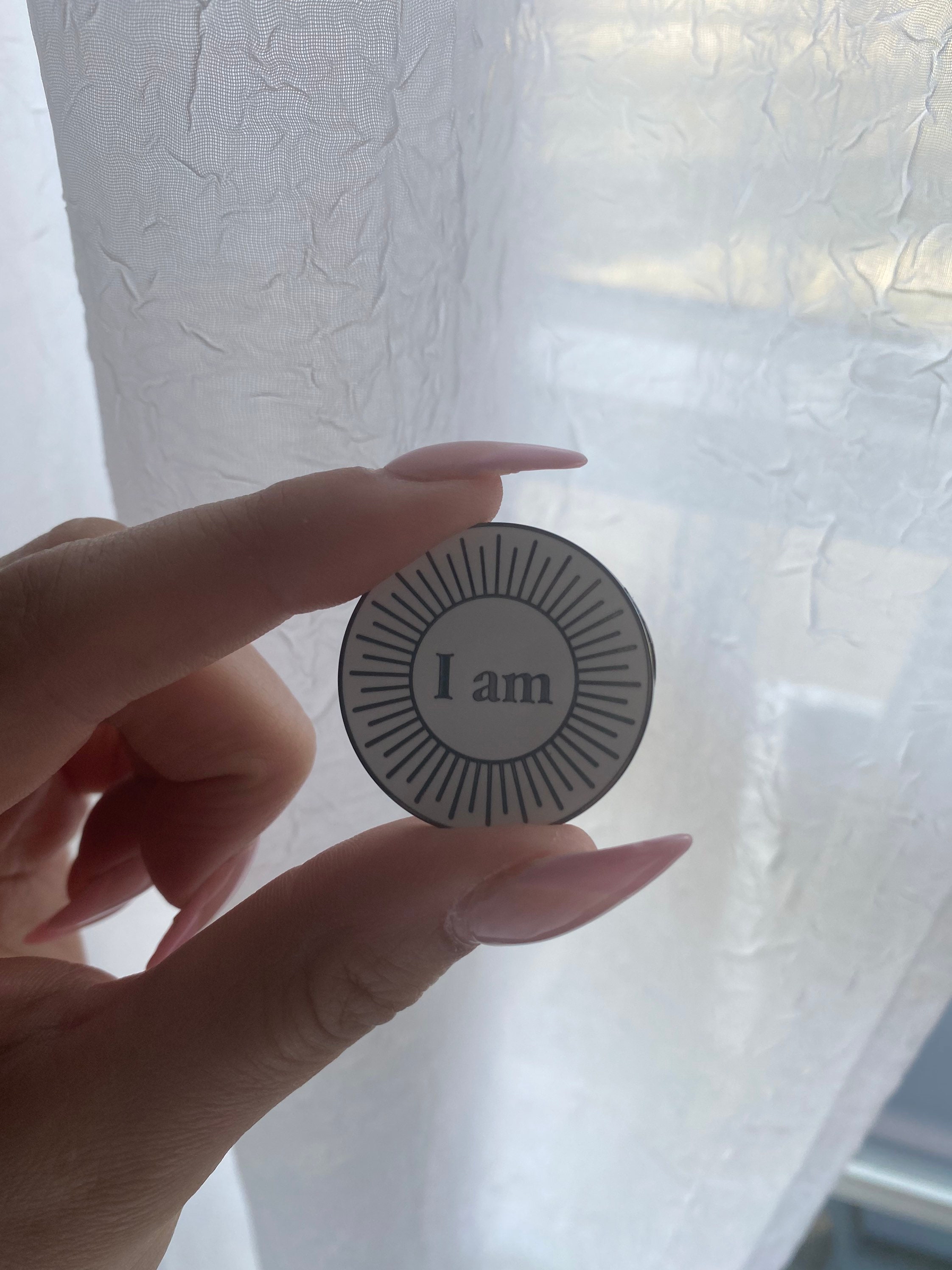'I Am' Affirmation Enamel Pin — SaveMeSomeHoney