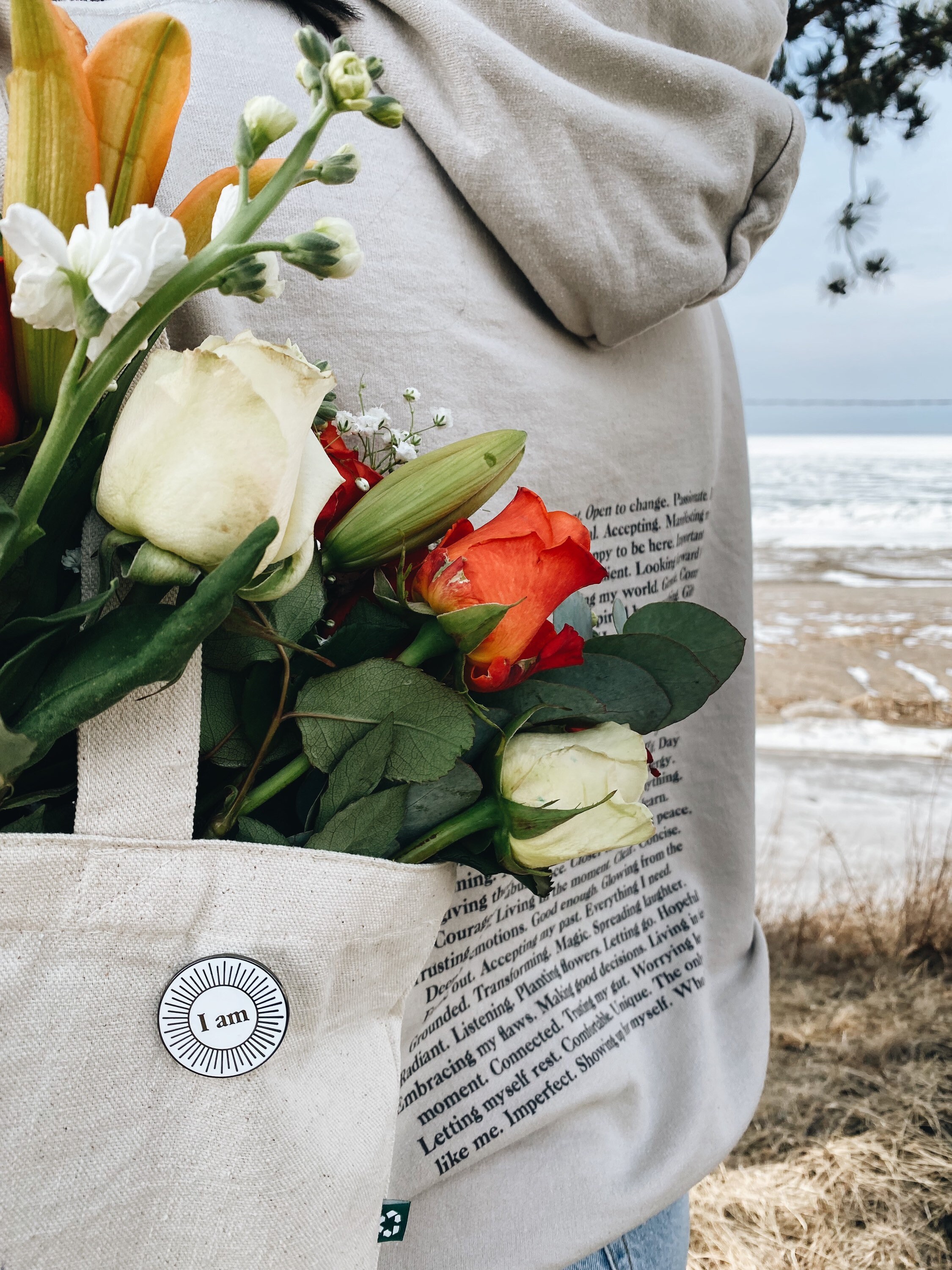 'I Am' Affirmation Enamel Pin — SaveMeSomeHoney