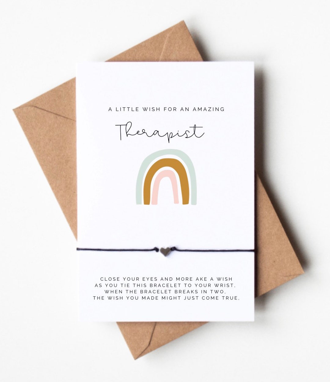 Therapist Wish Bracelet / Friendship Bracelet / String Bracelet ...
