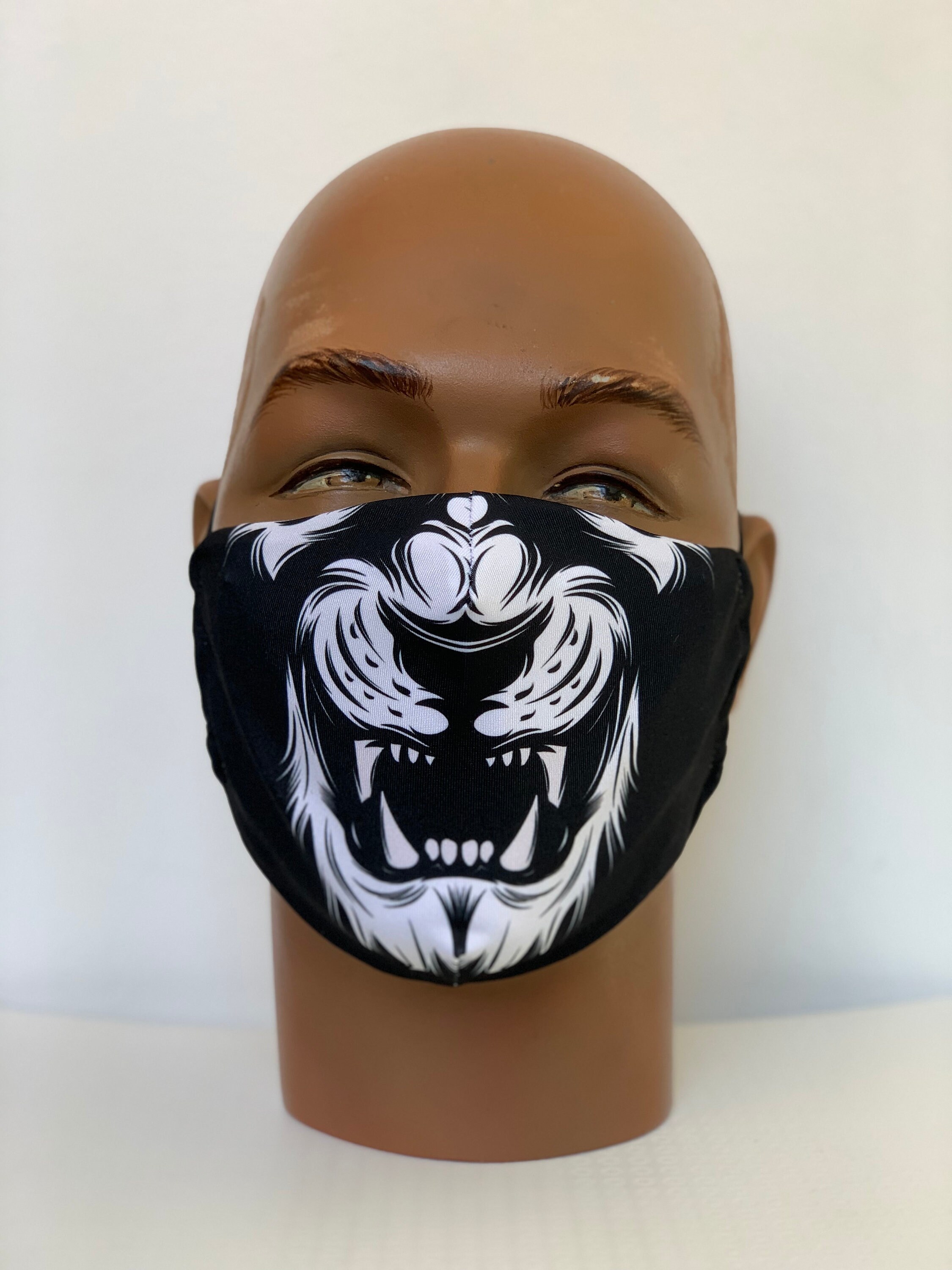 Chinese Tiger Designed Face Mask/ Daily Use/ With Filter | Etsy