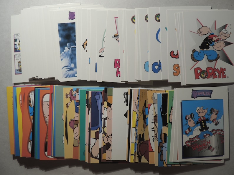 Popeye the Sailor Man Complete 100 Card Set 1994 Card Creations - Etsy