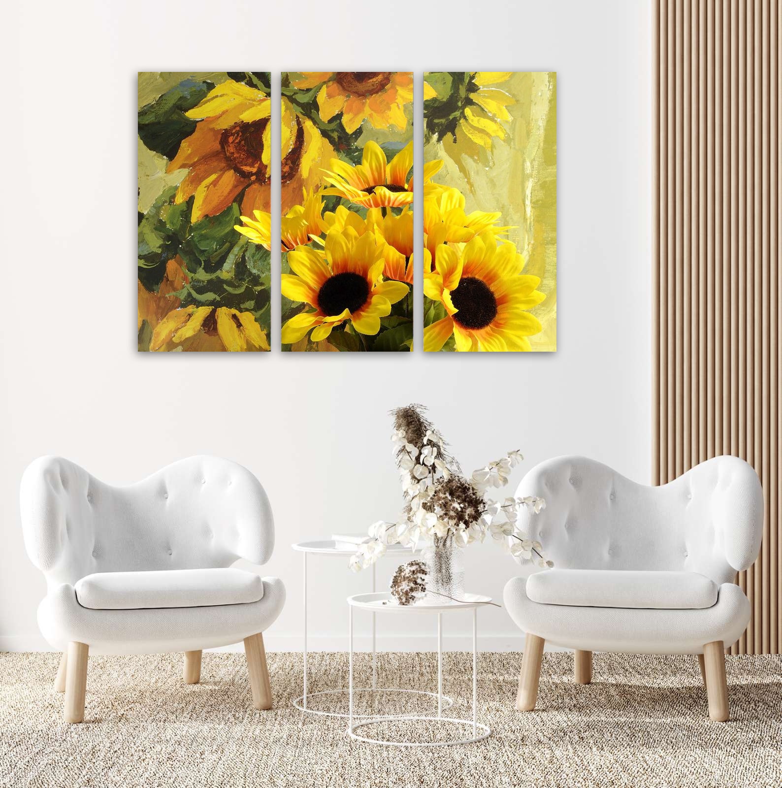 Sunflowers Wall Art Sunflowers Decor Sunflower Canvas Print - Etsy
